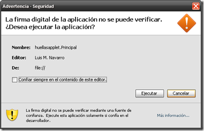 Cómo y por qué firmar los Applets (Java)